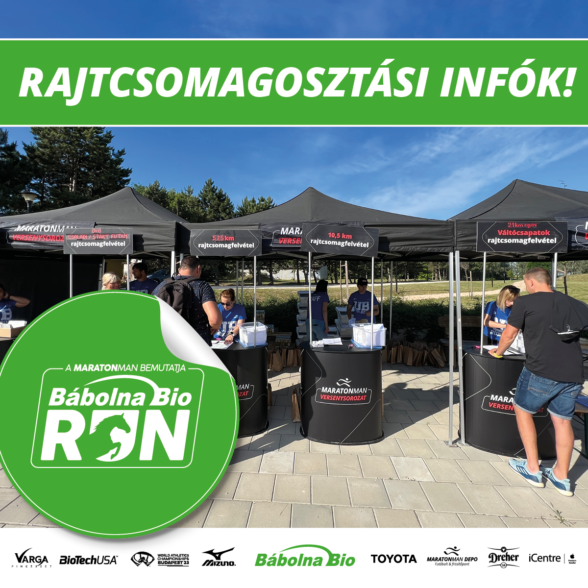 Bábolna Bio Run - Rajtcsomagosztás infók! - Maratonman versenysorozat